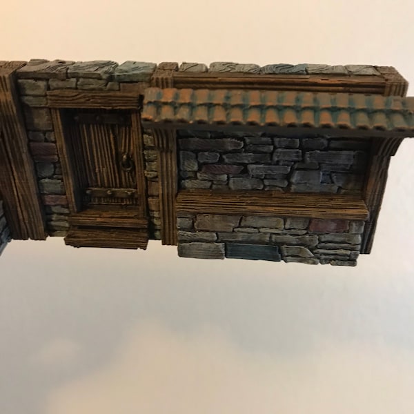 Town Shop Front Openlock Dungeon Tiles Dnd Miniature Terrain, Dungeons ...