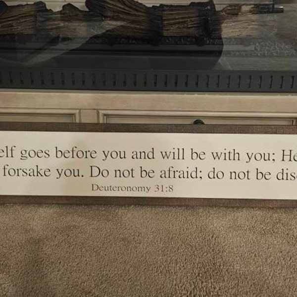 Christian Sign / Bible Verse / Christian Wall Art / Above Door Sign ...