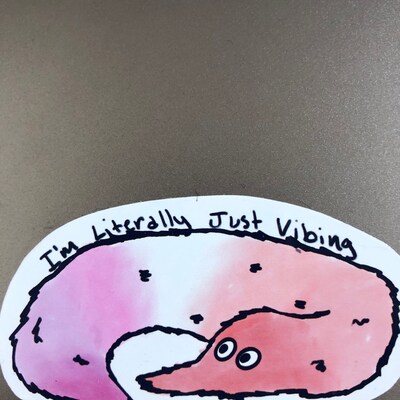 LGBTQ Pride Worm on A String Stickers 3.5 Bisexual Trans - Etsy