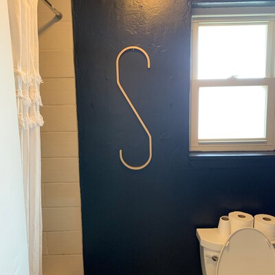 Cursive Letters for Wall Decor, Large Wooden Letters Above Bed Initial ...