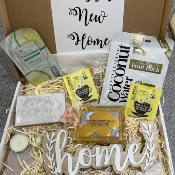 New Home, New Home Gift, New Home Gift Box, Personalised New Home Gift ...