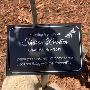 100% Custom Garden Sign, Personalized Garden Plaque, Garden Dedication ...