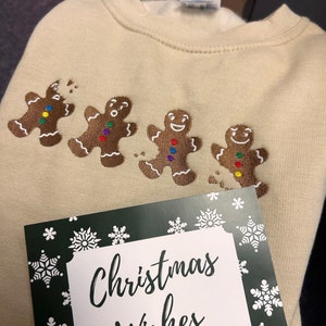 Christmas Jumper, Christmas Sweatshirt, Gingerbread Christmas Jumper ...