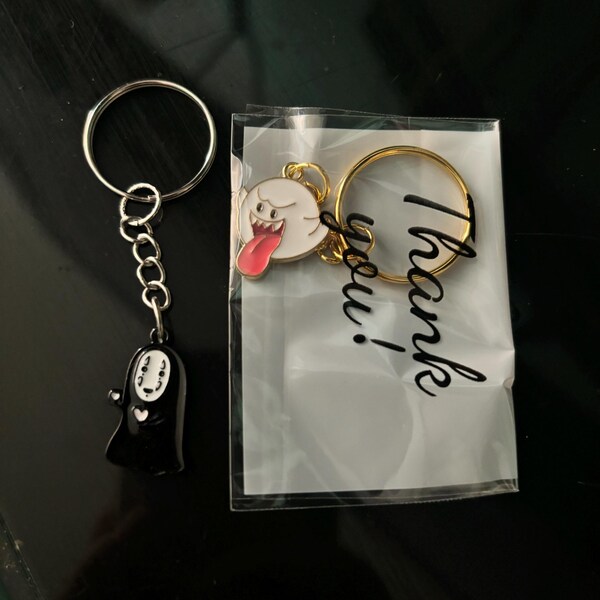 Super Mario Keychains, Boo Keychain, Princess Peach Charm, Toad Charm ...