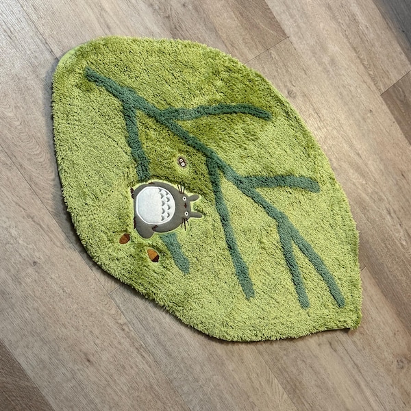 Totoro Rug, Studio Ghibli Tufted Rug, Ghibli Themed Non-slip Bath Mat ...