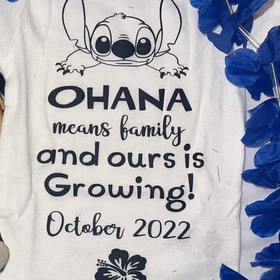 Disney Pregnancy Announcement / Lilo & Stitch / Baby Coming Soon ...