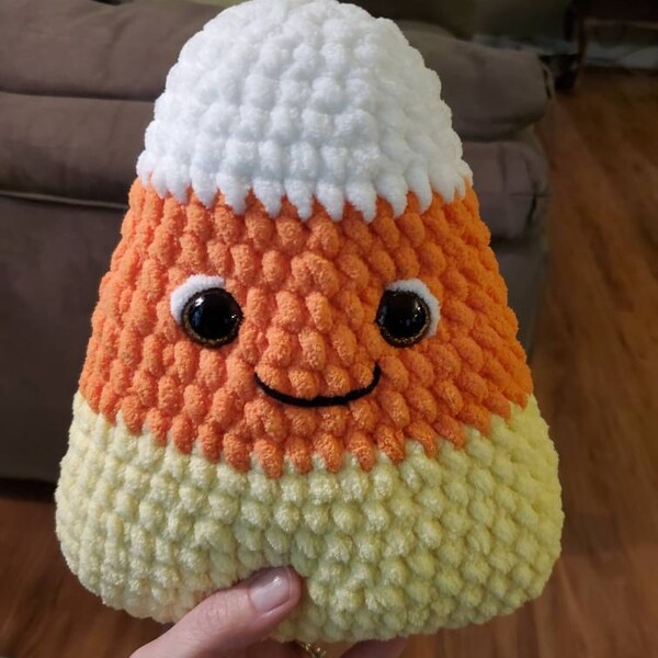Candy Corn Crochet Pattern, Plushie Halloween Candy, Autumn Candy Corn, 2 in 1 Candy Corn and ...