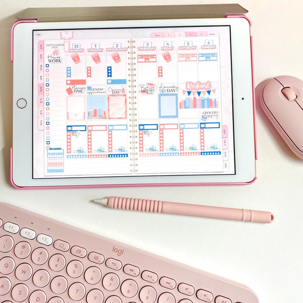 Reading Digital Stickers, 500+ Digital Book Shelf Sticker Set ...