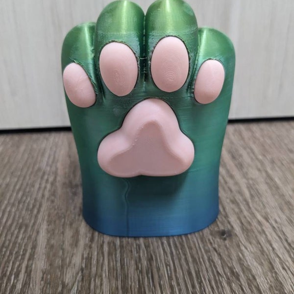 Cat Paw Pen Holder | 3D Printed | Cute Caw Paw Utensil Holder - Cute ...