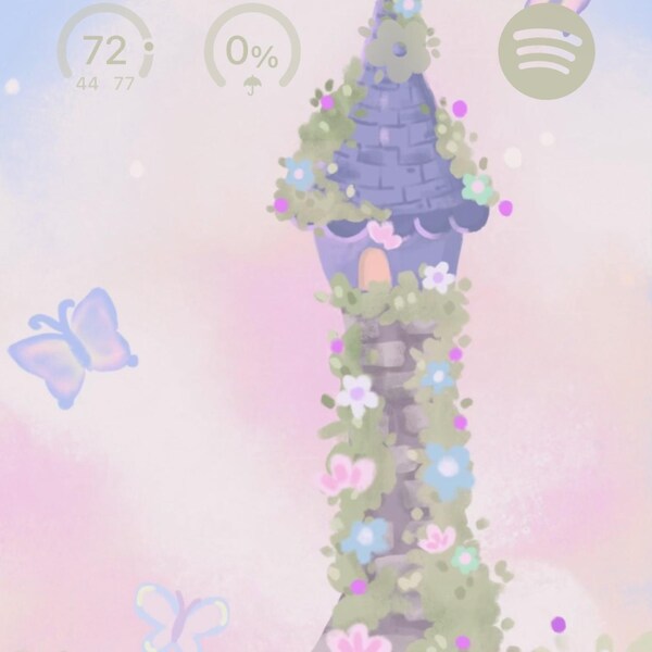 Pink Bloom Phone Theme | Ios Phone Theme | Icons Pack | Widgets Theme ...