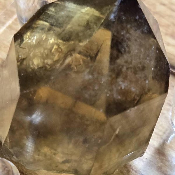 Sparkly Fairy Forest Quartz | New Find! Raw Green Epidote and Water ...