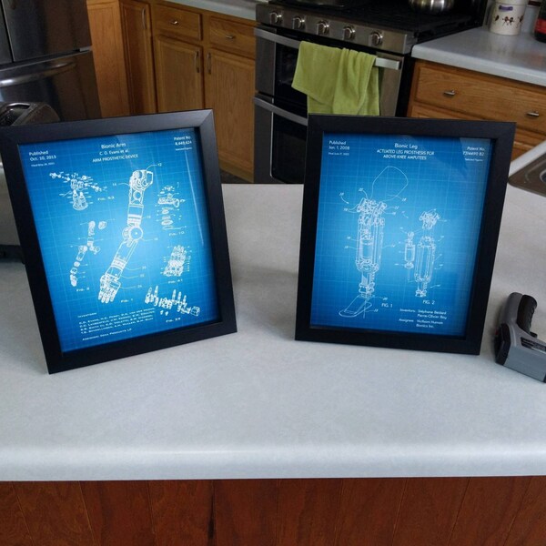 Bionic Arm Patent Print Art 2013 - Etsy