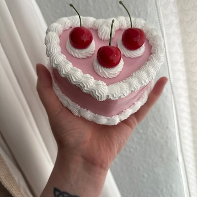 Heart Vintage Fake Cake - Etsy