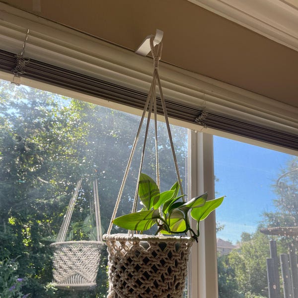 The Plant Shim – Makes Hanging Plants Easy! No-drill Hanging Plant ...