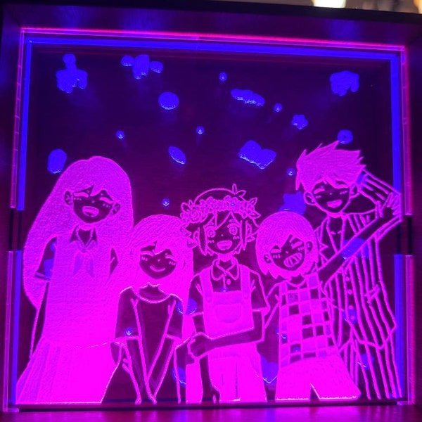 Omori Headspace Friends LED Light Box - Etsy