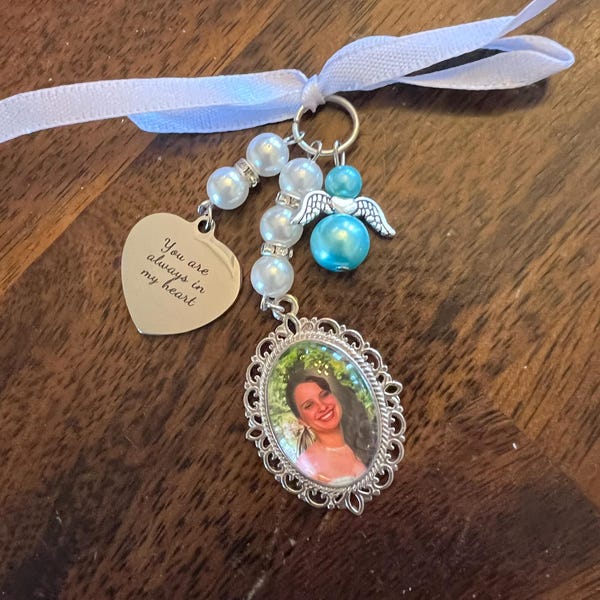 Laser Engraved Photo Wallet Insert -metal Wallet Memory Card - Wedding ...