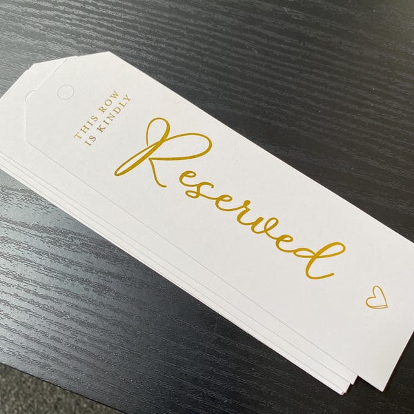 Reserved Memorial Sign, Memorial Plaque for Wedding, Acrylic in Loving ...