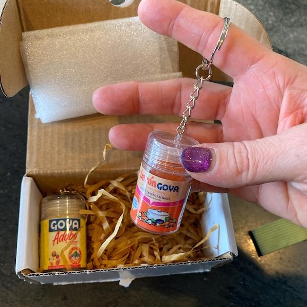 Food Seasoning Keychain | Adobo | Tajin | Lawry's | Sazon | Old Bay ...