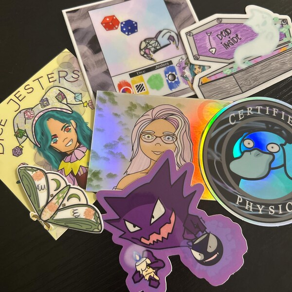 Holographic Sit Boy Sticker | Holographic Sticker | Anime Sticker ...