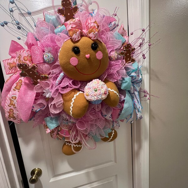 Gingerbread Wreath Attachment, Gingerbread Decor Kit, Gingerbread ...