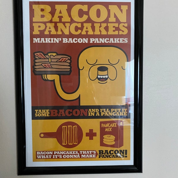 Adventure Time: Bacon Pancakes Print 11x17 - Etsy
