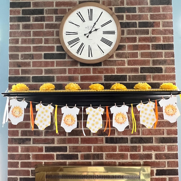 You Are My Sunshine Baby Shower Decorations,you Are My Sunshine Banner ...