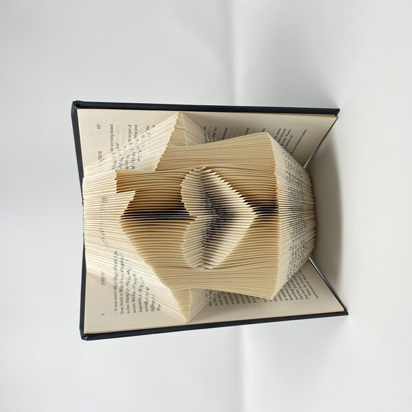16 Folded Book Art Patterns and Book Art Projects, Book Folding ...