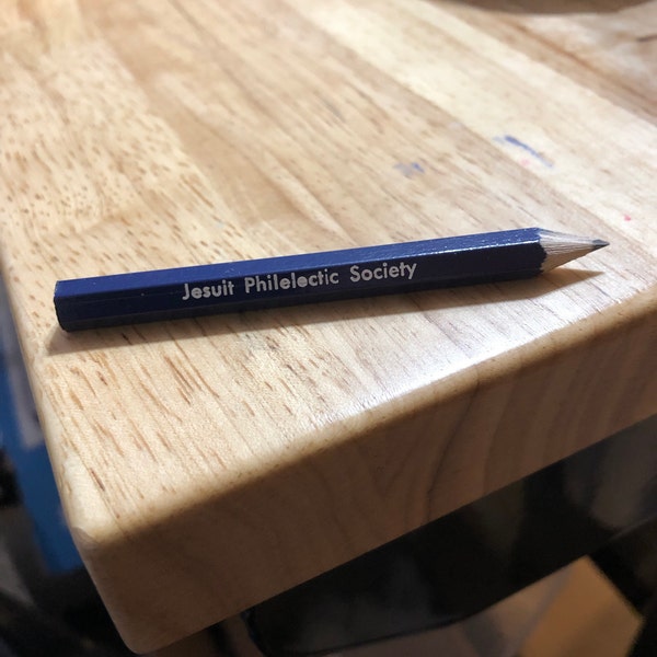 Custom Imprinted Hex School Pencils (1 or No Lines of Text) - Etsy