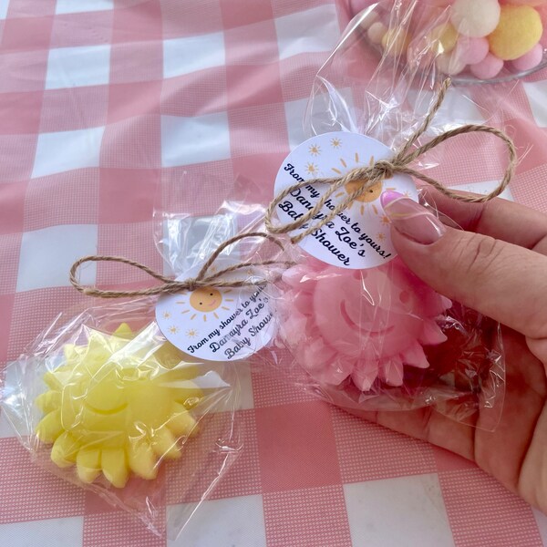 Sun Baby Shower Soap Favors Sunshine Soap Here Comes the Son Soap Baby ...