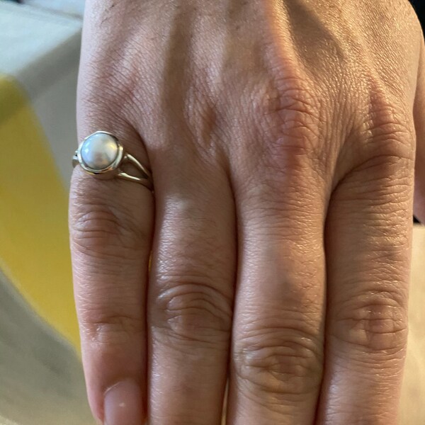 Natural Red Coral Cylindrical Shape (moonga) Gemstone Copper Ring | 3ct ...