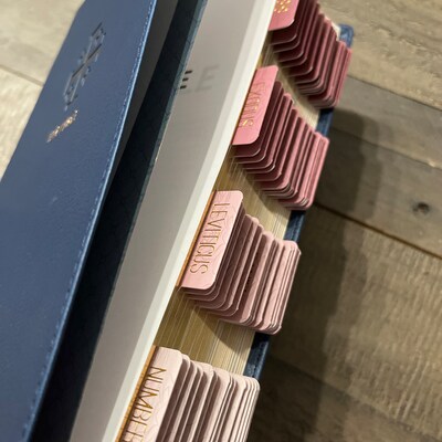 Bible Tabs Black Copper Matte-coated Sticker Tabs Bible - Etsy