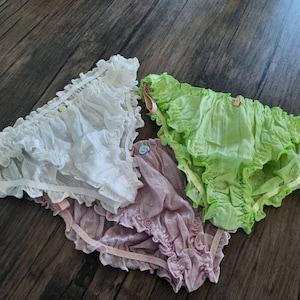 Frilly Sheer Panty Mesh Cherry Panty Ruffle Sheer Lingerie - Etsy