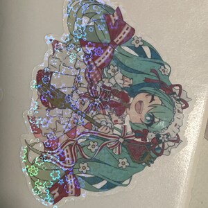 Rabbit Hole Hatsune Miku Vinyl Sticker - Etsy