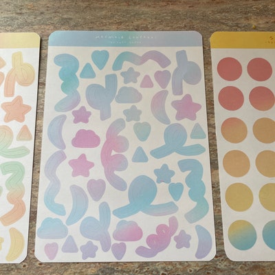 Postage Stamp Sticker Pack 10 Stickers Aesthetic Stickers - Etsy