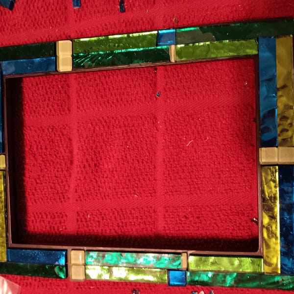 10 Mirrored Foil Backed Glass Tile Strips (65 X 10 Mm) - Etsy