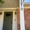 Art Deco, Narrow Modern House Numbers & Letters, Home Address, Mailbox ...