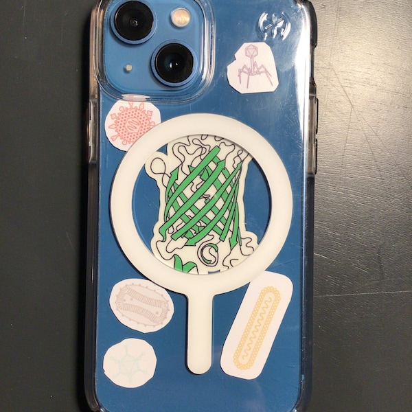 Green Fluorescent Protein (GFP) Sticker // Vinyl, Waterproof, and ...