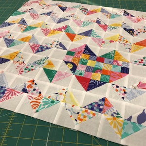 Rainbow Bright Flying Geese Wall Hanging PDF Quilt Pattern - Etsy