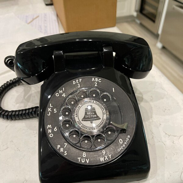 Restored Vintage Western Electric Model 500 Rotary (pulse) Dial Green ...