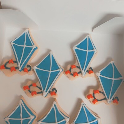 Whimsical Kite Cookie Cutter & Fondant Cutter guideline Sketch to Print ...