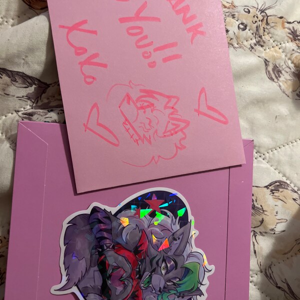 FNAF Roxanne Wolf Sticker 4” Heart Holo | Security Breach Glamrock ...