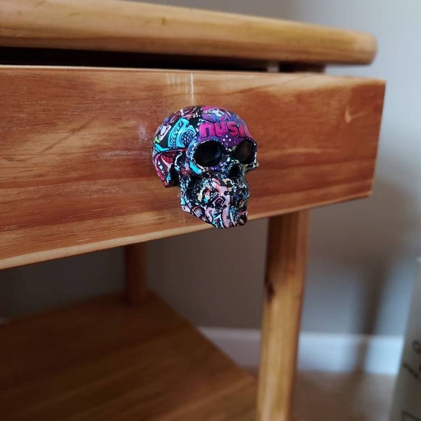 Bronze Skull Drawer Handles, Skull Door Knobs, Resin Kitchen Door Knobs ...