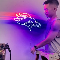 BTS Bangtan Neon Lights Logo Concert Led Sign Wall Decor Banner Lamp ...