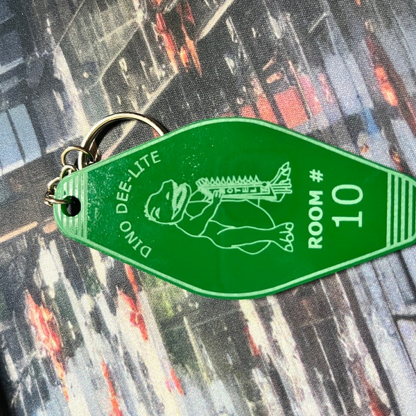 Dino Dee-lite Keychain - Etsy