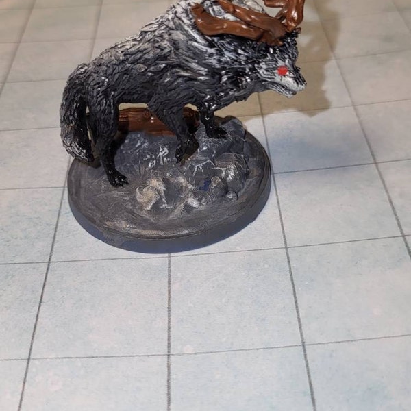 Gwyllgi Miniature - Fey / Fae Hound - Wild Hunt - Mammoth Factory - D&D ...