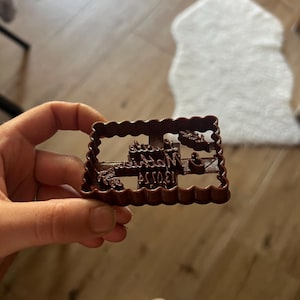 Custom Square Name Cookie Cutter personalized Name Cookie Cutter ...