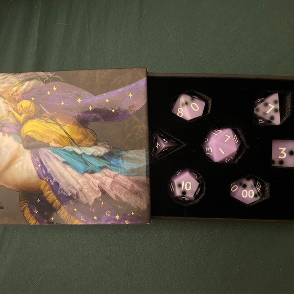 Taro Milk Tea Boba Dice - Kawaii Dice, Boba Dice, Handmade Resin Sharp ...