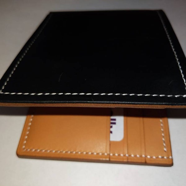 Two Way Buttero Leather Card Holder, Two Faced Design Card Holder ...