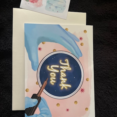 Thank You Card for Microbiology Professor, Chemistry, Biology, Science ...