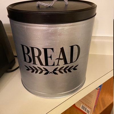 Bread Box Decal, Bread Box Storage Label, Farmhouse Style Pantry Decor ...